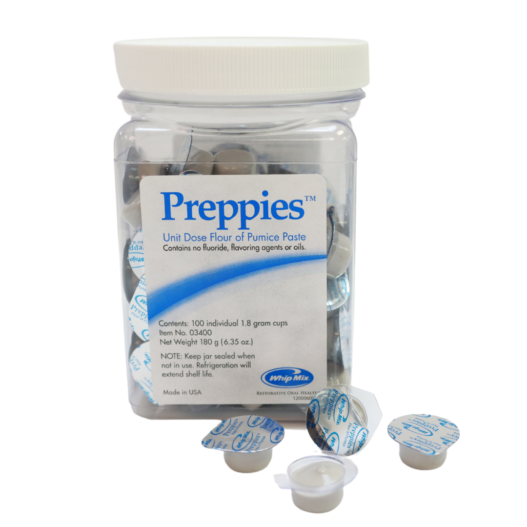 Preppies Flour of Pumice Paste 2gm Cups 100/Bx by Whipmix – WestDent ...